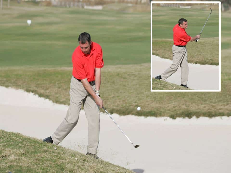 How to Play Downhill Pitch Shots