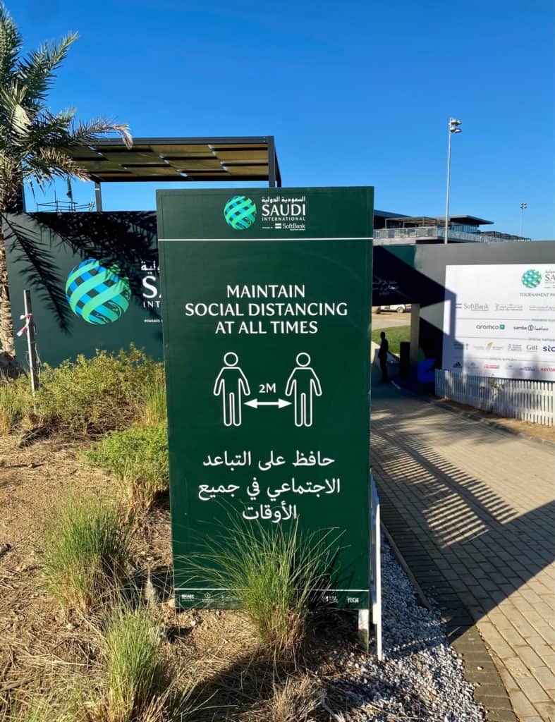 Saudi International: "Sign, Sign Everywhere a Sign..."